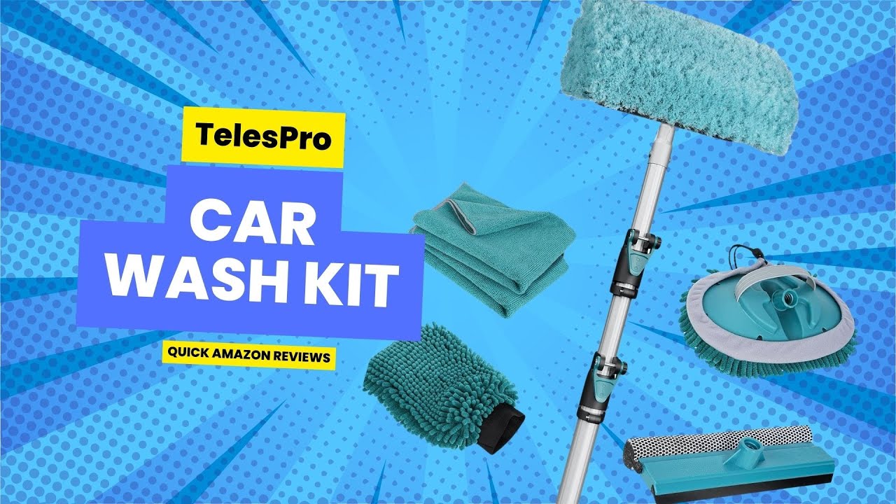 TelesPro Car Wash Kit Review: Extendable Handle for Easy Cleaning ...