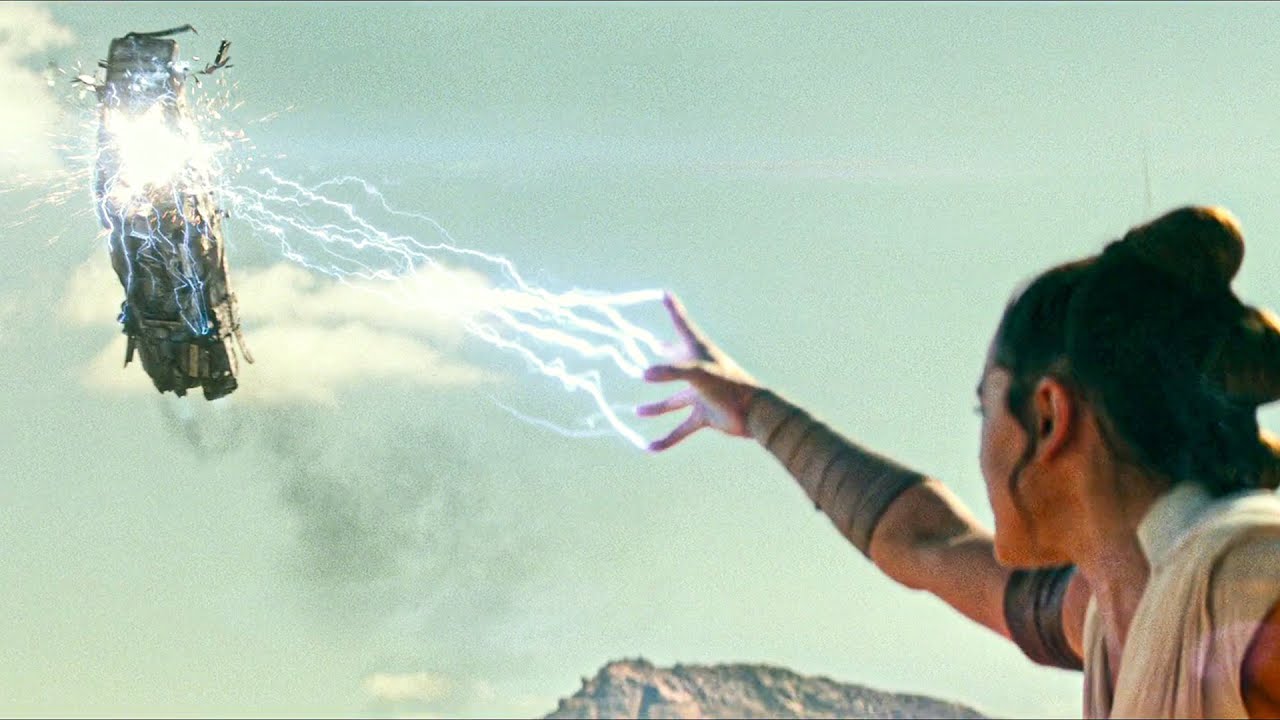 Rey Uses Sith Lightning - Star Wars: The Rise of Skywalker (2019) Movie ...