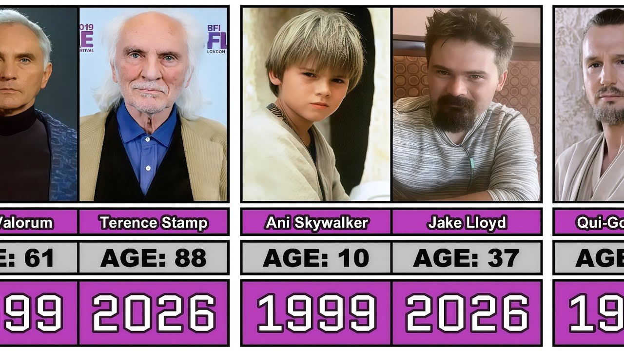 Star Wars: Episode I (1999) Cast Then and Now - YouTube