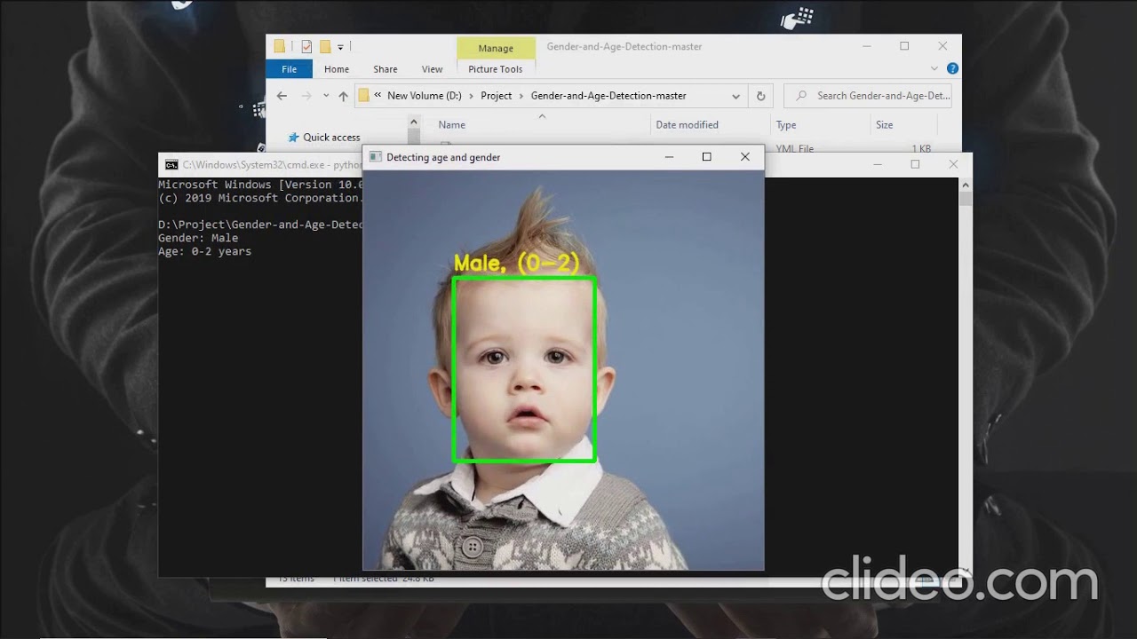 Age And Gender Prediction Python Project Youtube