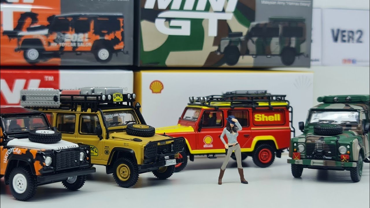 FirstLook Mini GT Land Rover Defender 110 Harimau Belang and SHELL Oil ...