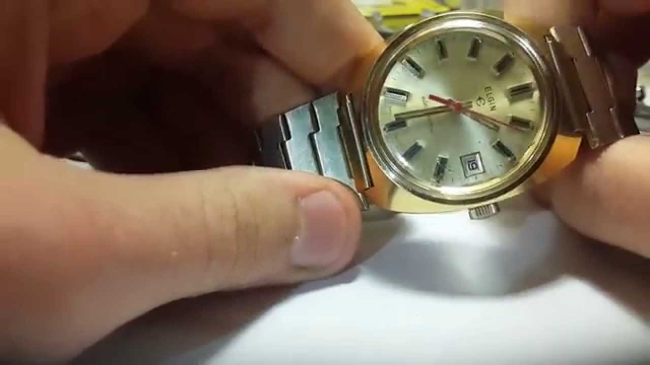 ELGIN ELECTRONIC WRIST WATCH WITH ESA/9154 MOVEMENT REVIEW - YouTube