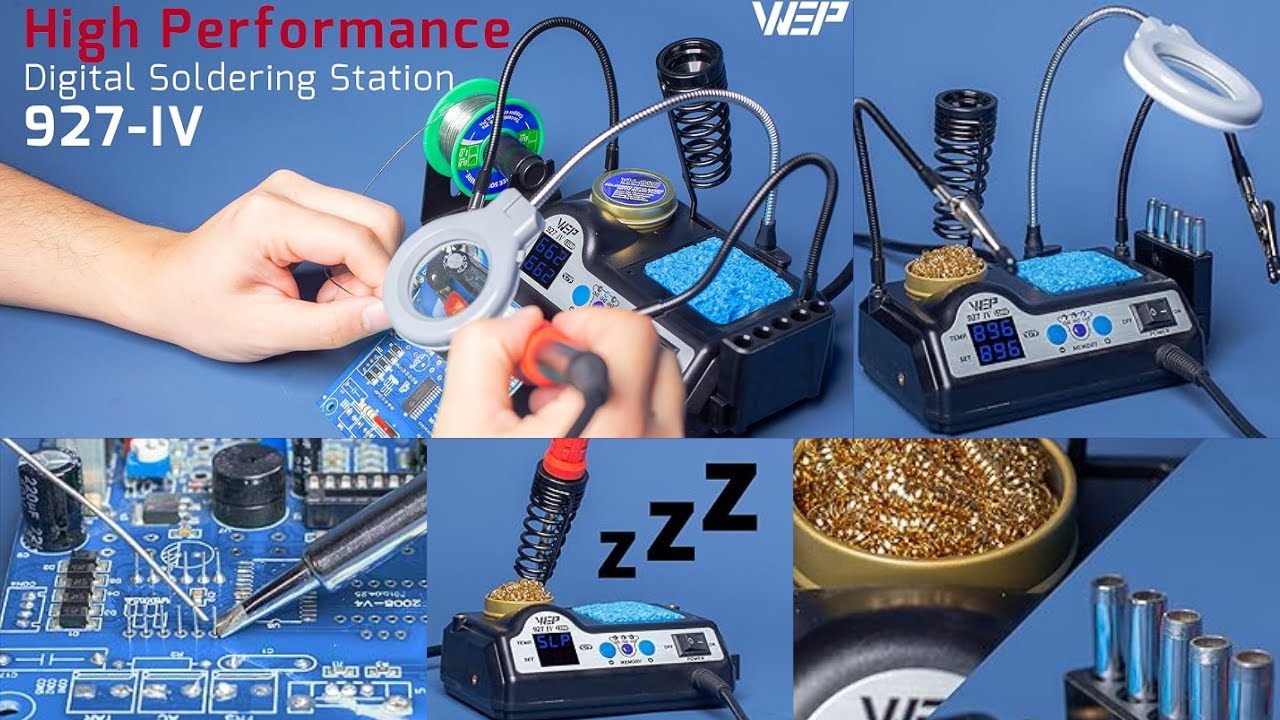 WEP 927 iv Soldering Station Is The BEST Soldering Iron For Electronics ...