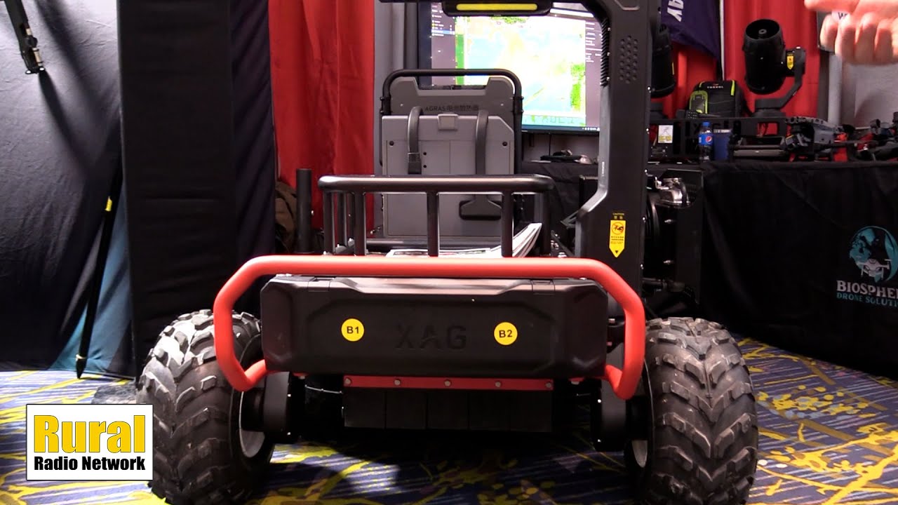 New drones, autonomous rover on display at Iowa Ag Expo - YouTube