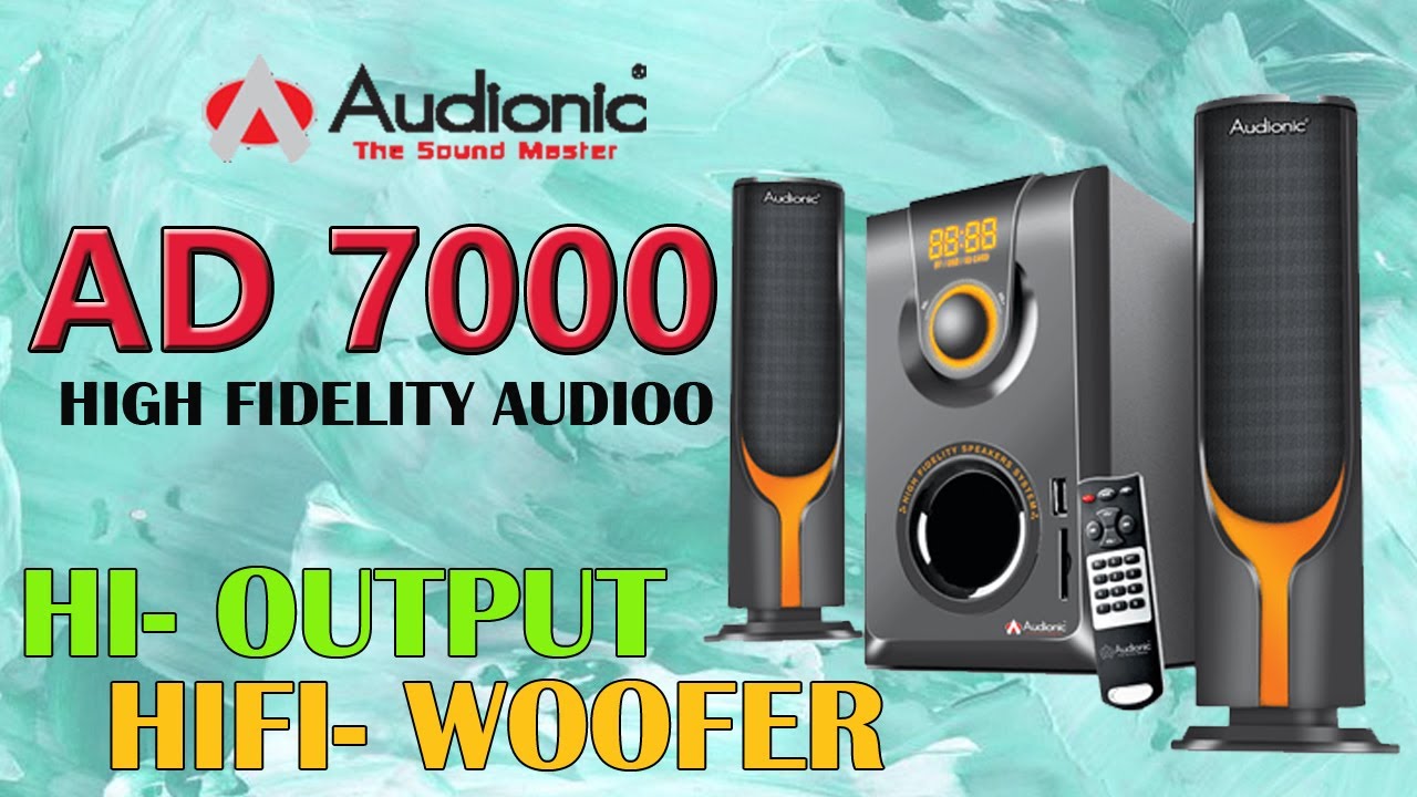 Audionic AD 7000 Speaker - Channel Speaker I Urdu & Hindhi - YouTube