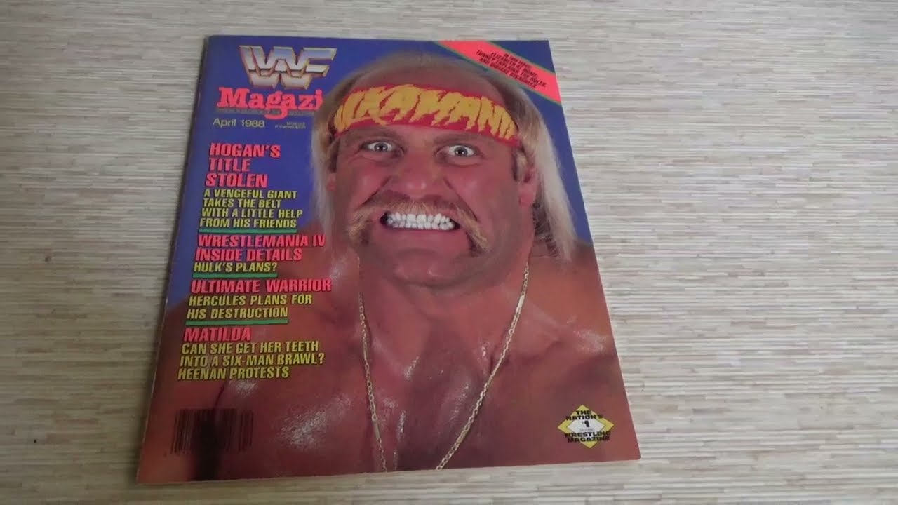 WWF Magazine April 1988 Hulk Hogan - YouTube