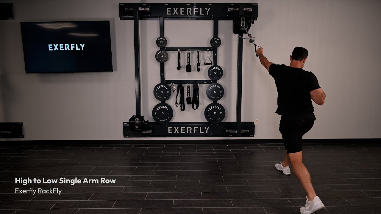 High to Low Single Arm Row | Exerfly RackFly - YouTube