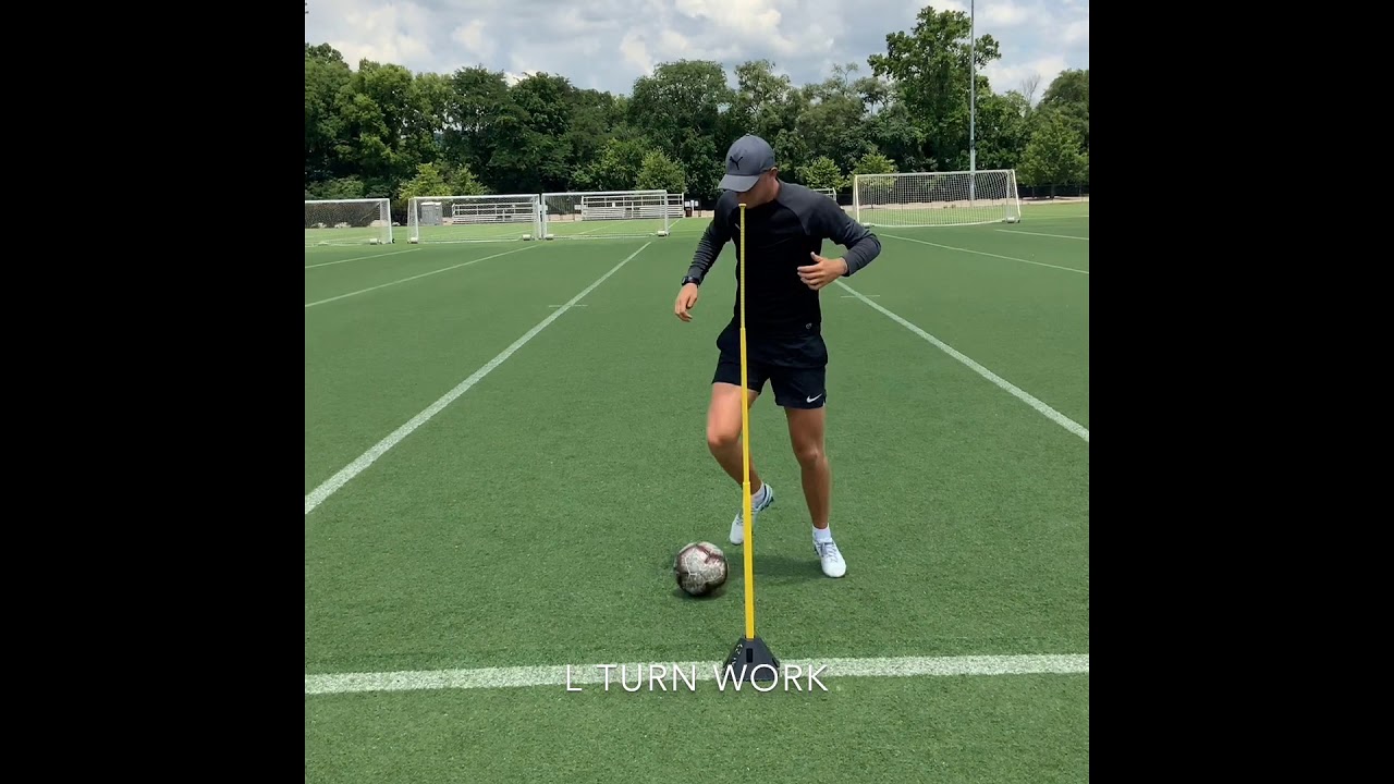 Football Ball Mastery - L Turn Work - YouTube