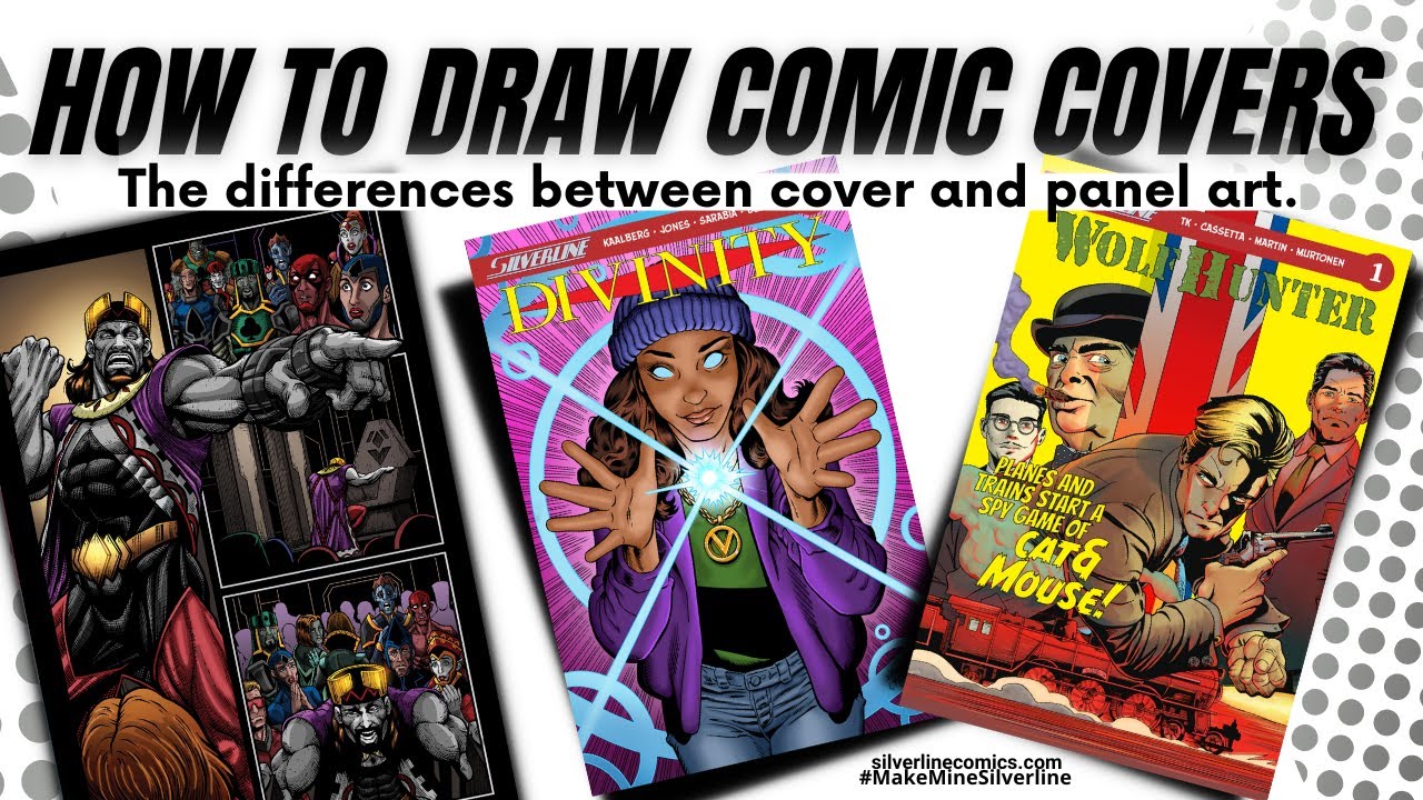 How to Draw Comic Covers - YouTube