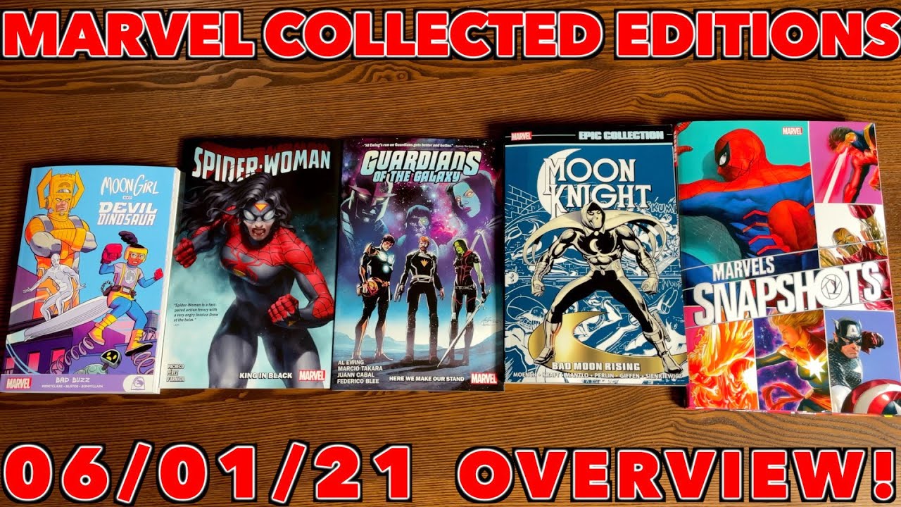 New Marvel Books 06/01/21 Overview | Marvels Snapshots Hardcover | Moon ...