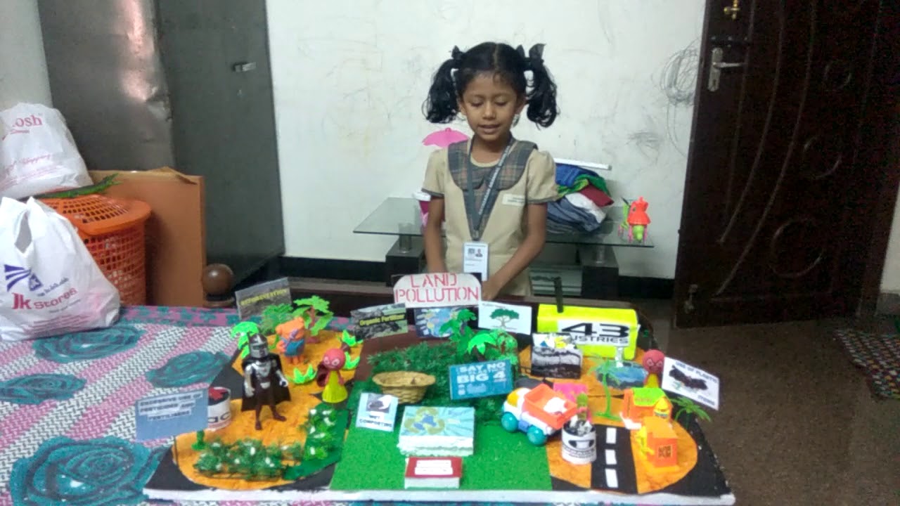 Land pollution model - YouTube