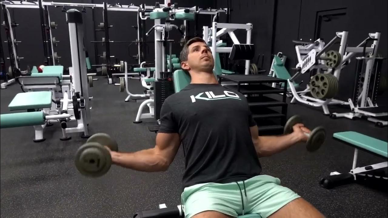 Curl 55° Incline Db Commerford Youtube