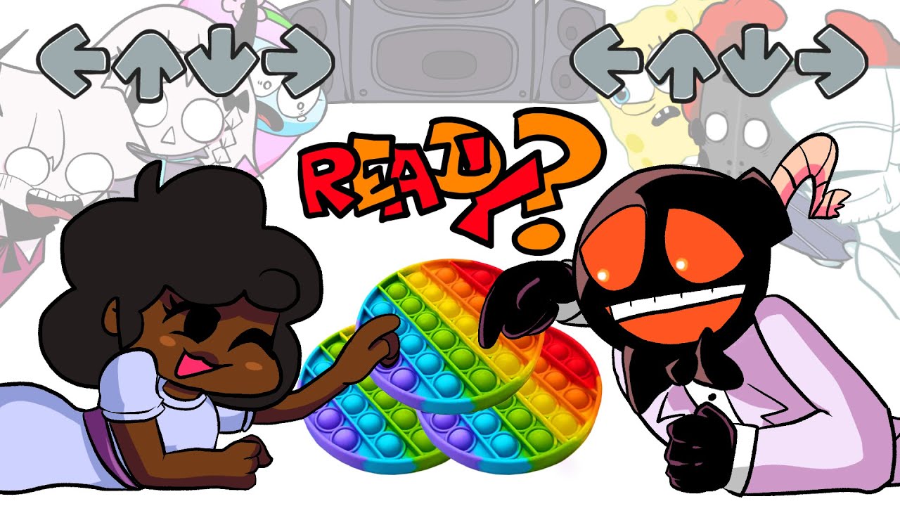 POP IT BATTLE l FNF Characters Tourament l FRIDAY NIGHT FUNKIN ...