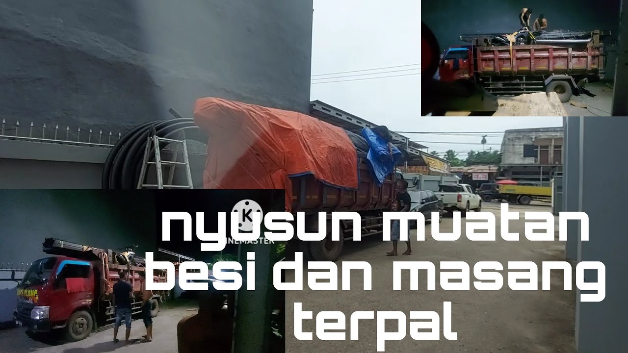 MUAT BESI DAN CARA MASANG TERPAL@ABENK CHANEL - YouTube
