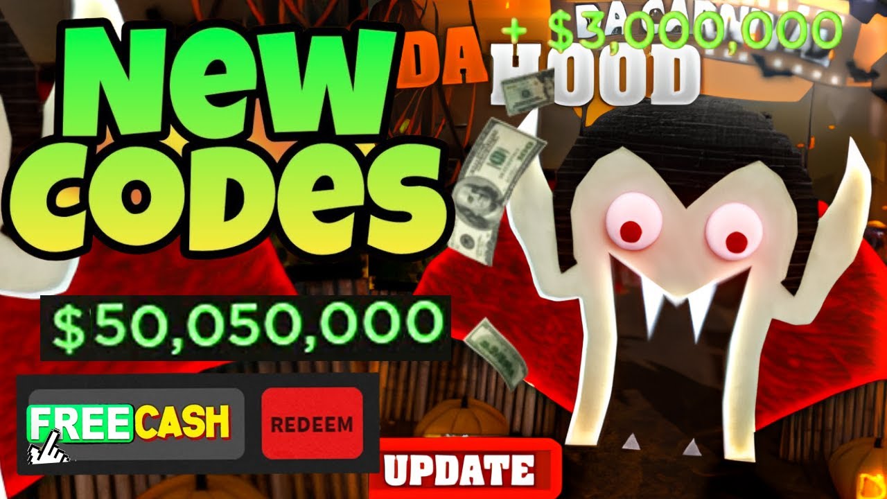 *NEW* ALL WORKING CODES FOR DA HOOD OCTOBER 2024! ROBLOX DA HOOD CODES ...
