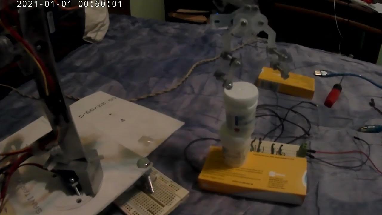BRAZO ROBOT AUTOMATA CON ARDUINO VIDEO 1 - YouTube