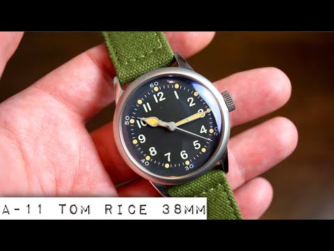 Praesidus A-11 Tom Rice Military Style Automatic Watch Review - YouTube