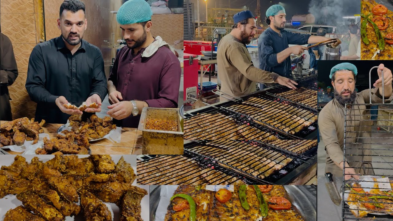 Mountain of Meat in Zaiqa Restaurant | Fish fry recipe | Tawa Fish ...