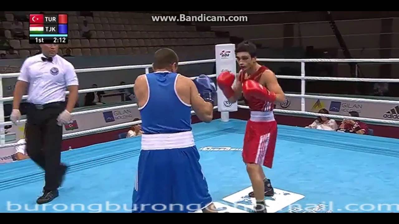turkey vs Tajikistan boxing OLYMPIC Qualification Event - YouTube