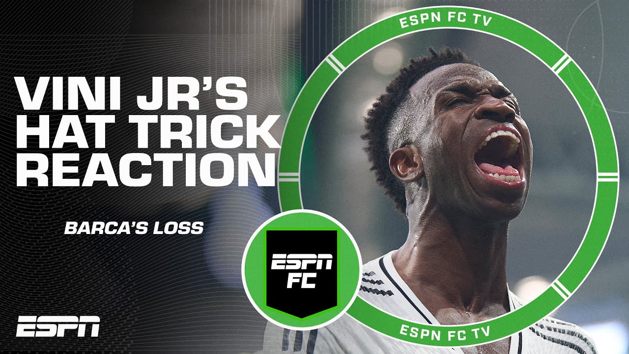 Reacting to Vini Jr.'s HAT TRICK vs. Osasuna + Barcelona's tough loss ...
