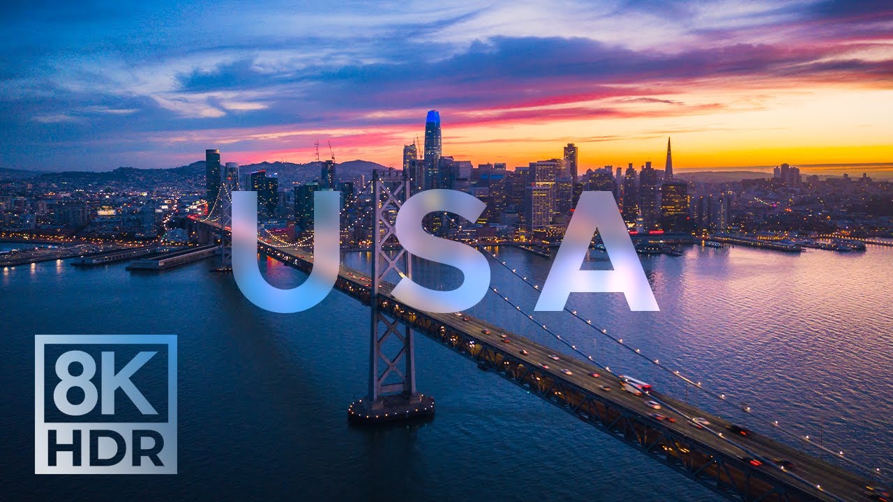 USA in 8K ULTRA HD HDR - 50 States & Cities (60 FPS) - YouTube