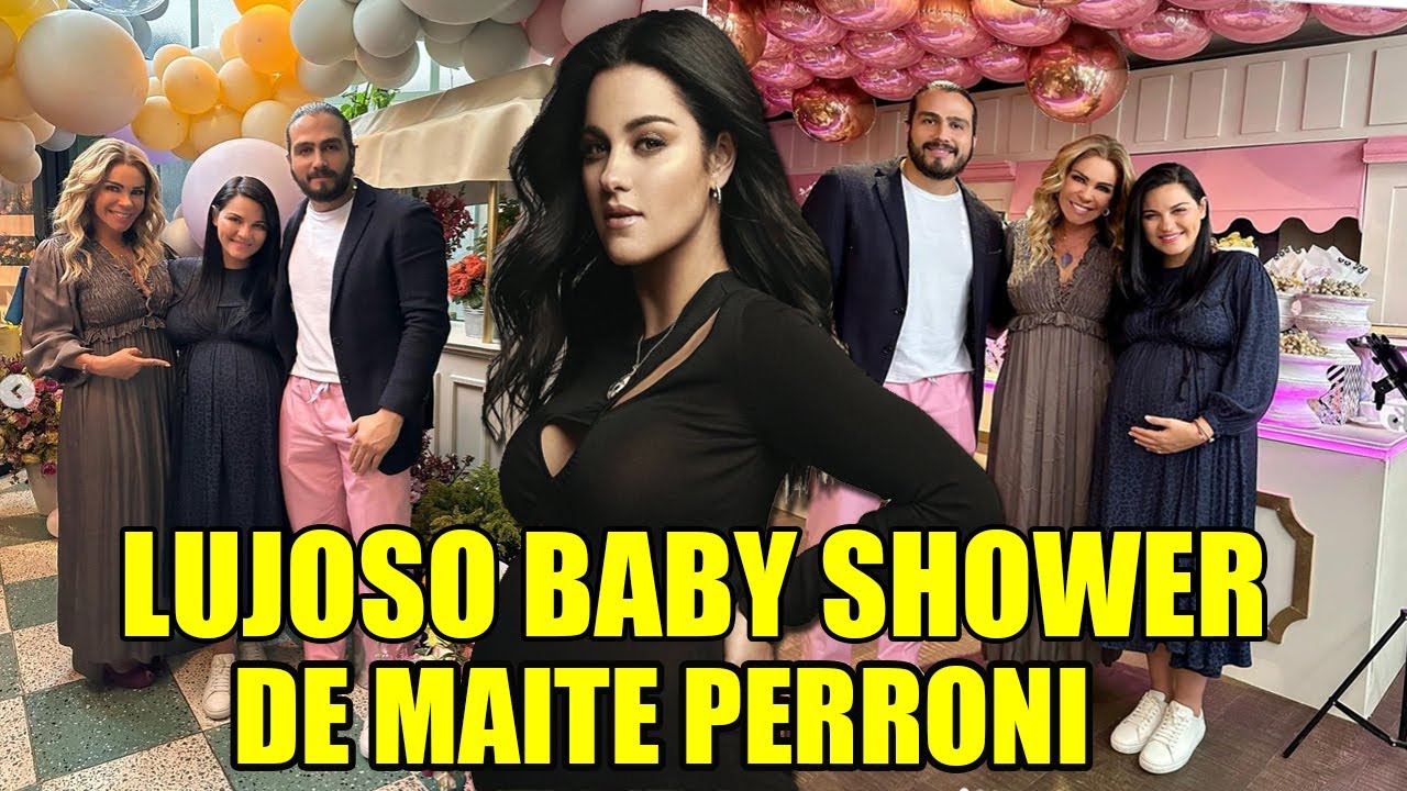 Maite Perroni celebró su ‘baby shower’: presumió su pancita de ...