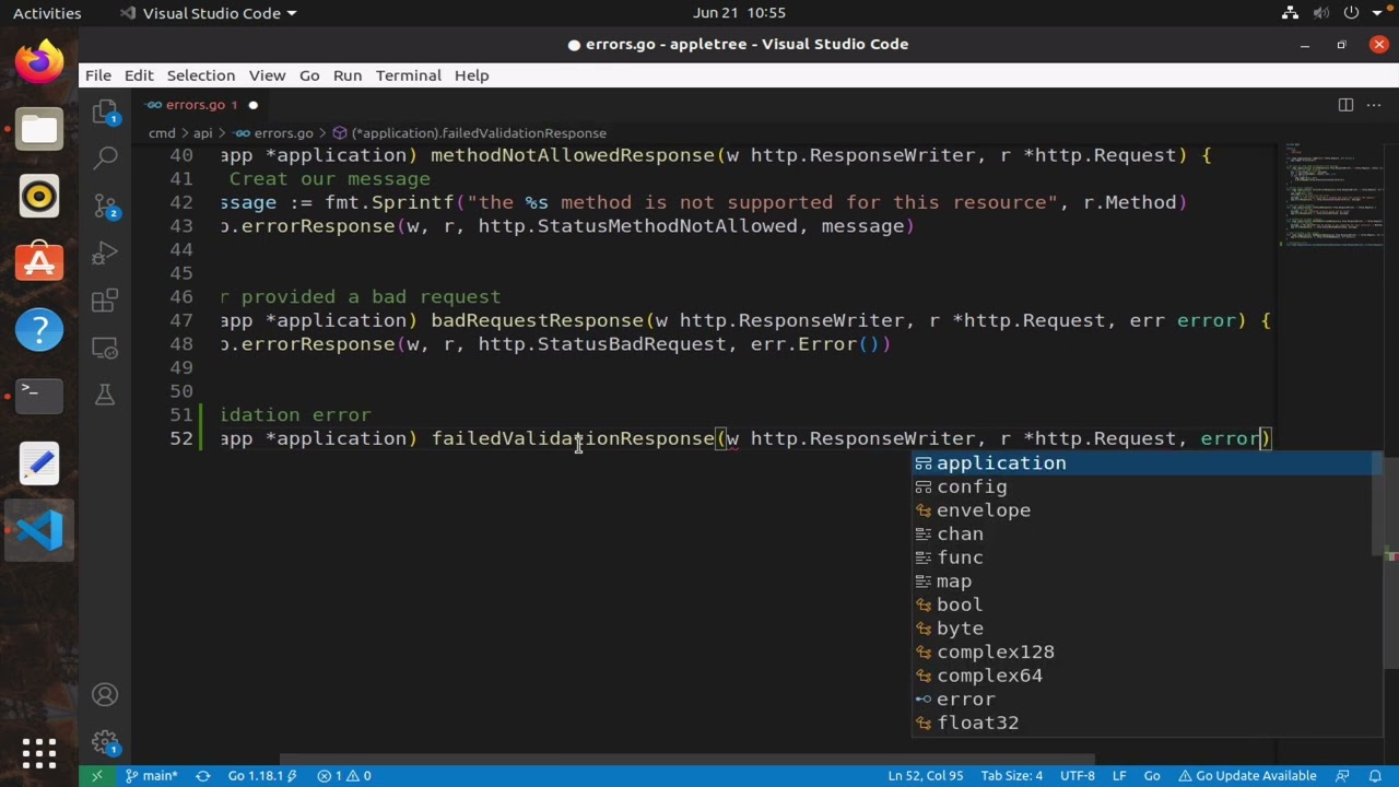 Building Apis With Go Validation Part 3 Youtube
