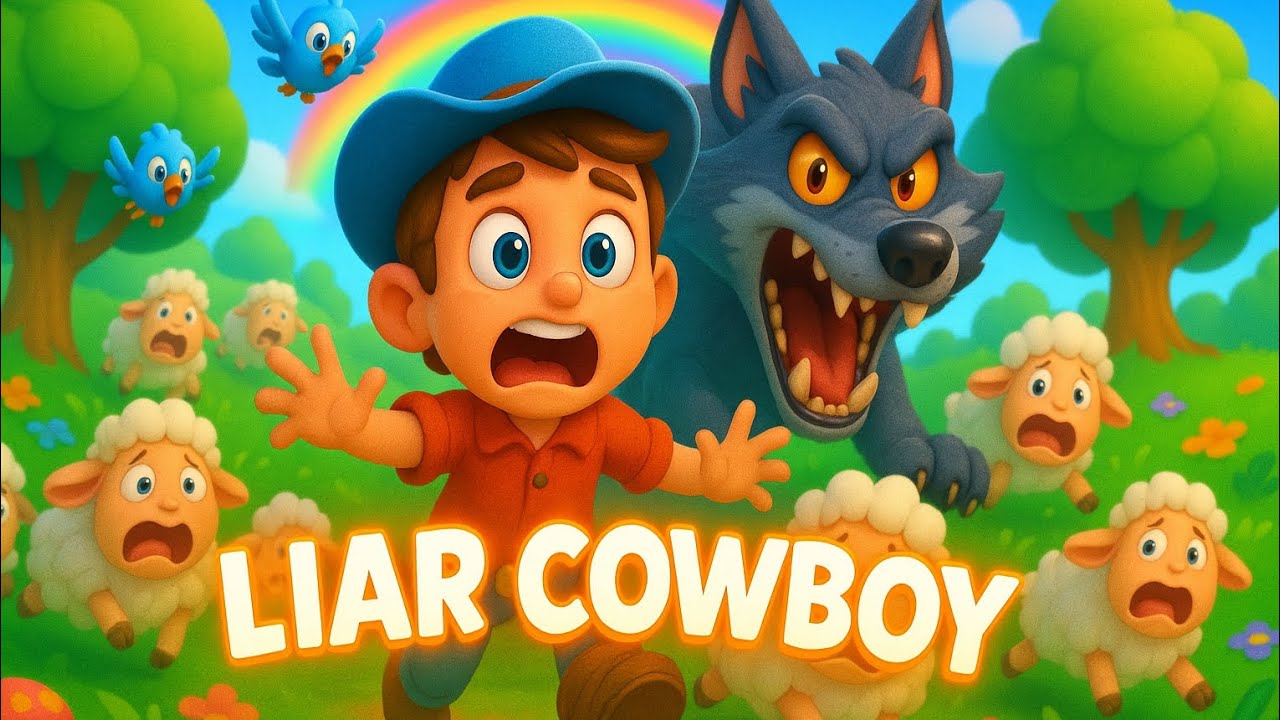 Liar cowboy Moral story. Never tell a lie - YouTube