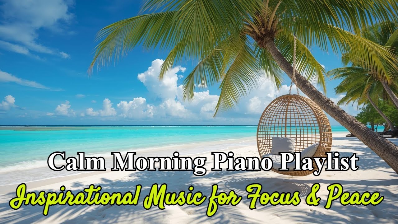 Calm Morning Piano Playlist 🌼 Inspirational Music for Focus & Peace ...