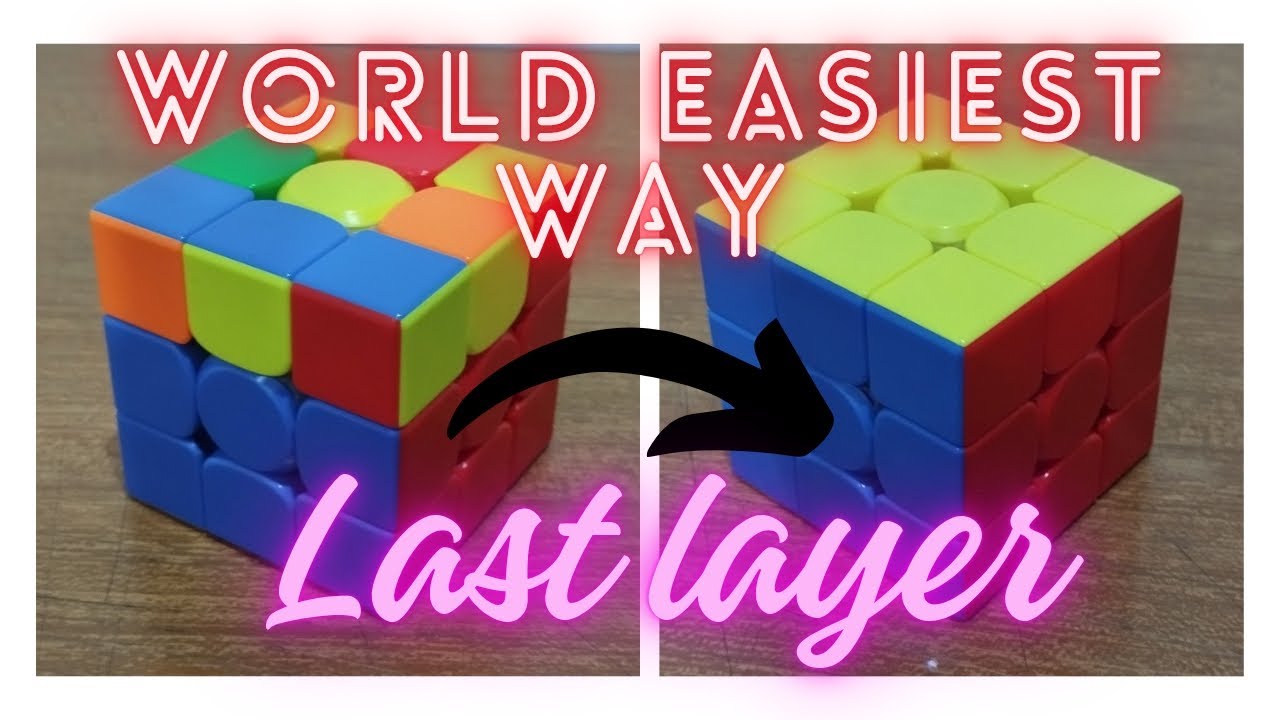 How to solve Rubik's cube last layer Beggeners method. 🤩 - YouTube