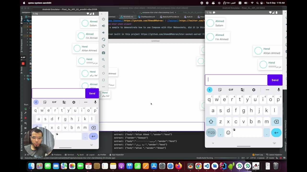 Compose Multiplatform Chat App Demo - YouTube