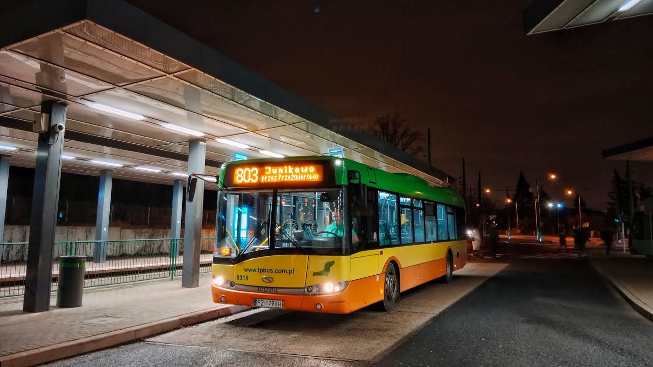 TP Bus Tarnowo Podgórne Linia 803 kierunek Junikowo(trasa zmieniona ...