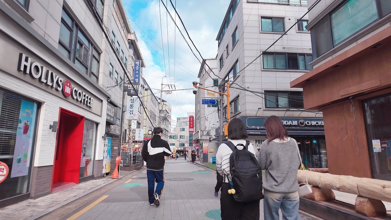[4K] 서울 왕십리역 한양대 골목길 Korea Seoul Wangsimni Hanyang University alley ...