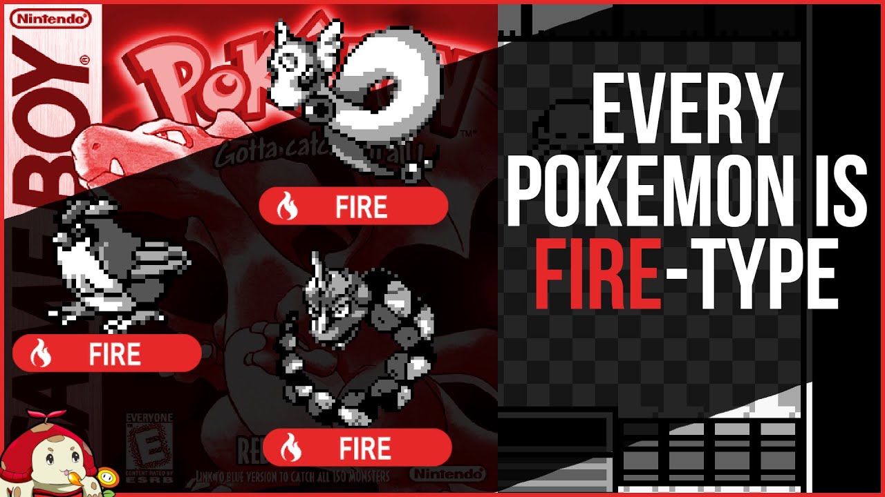How Easy is Pokémon Red if Every Pokémon is Fire-Type? - YouTube
