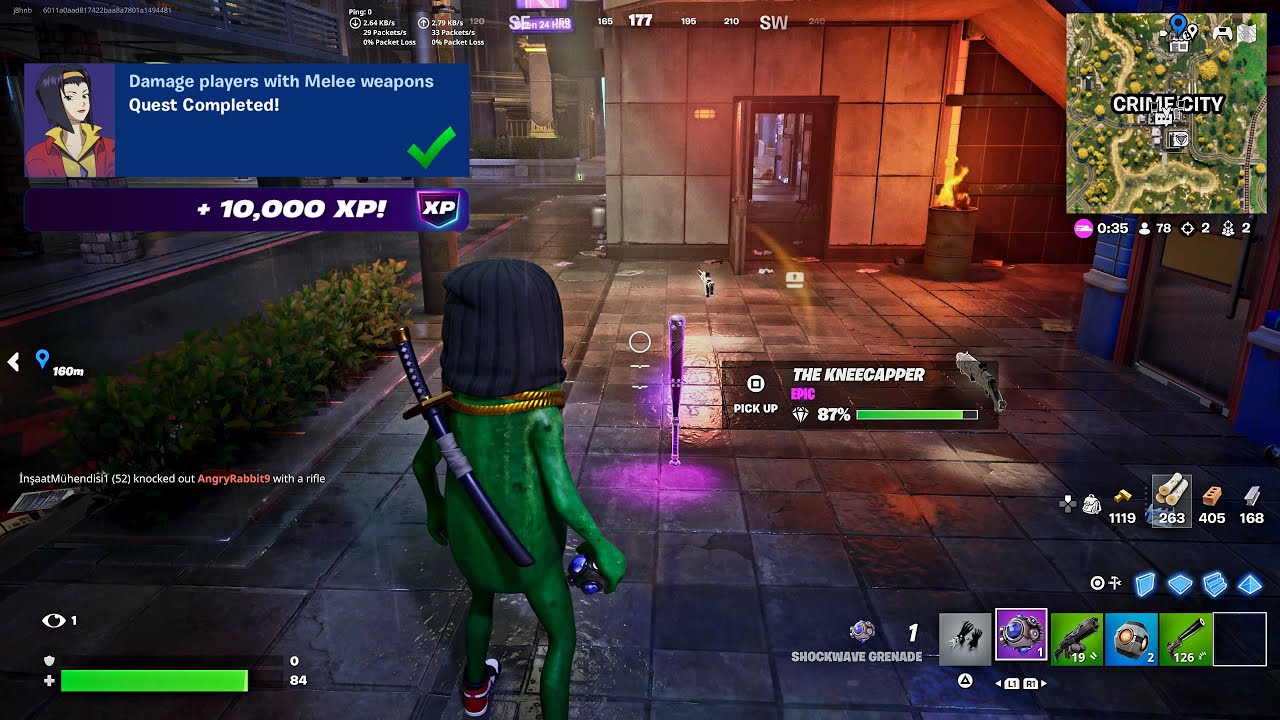 Fortnite - Damage Players With Melee Weapons (Cowboy Bebop Quests ...