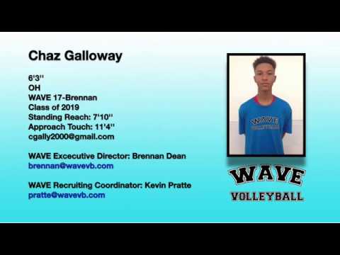 Chaz Galloway Highlight Video HP 2017 - Class of 2019 - WAVE VBC - YouTube