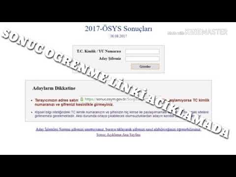 2018 YKS Tercih sonucları aciklandi