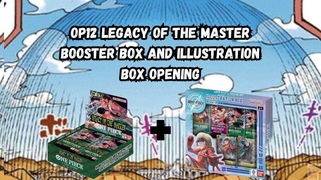 Opening OP-12 Booster Box + Illustration Box Vol.3 (Legacy of the ...