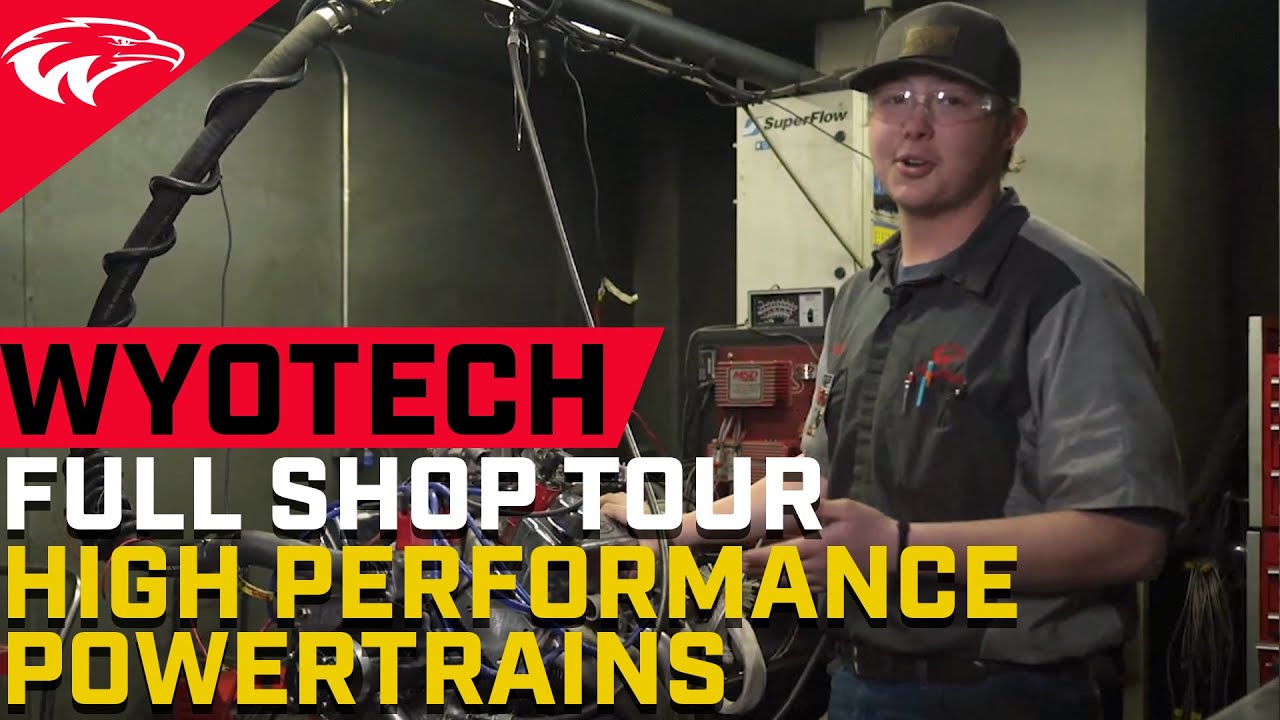 WyoTech Shop Tour: High Performance Powertrains - YouTube