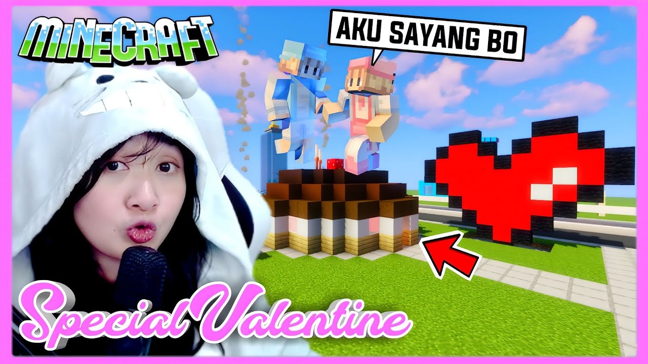 membuat Coklat VALENTINE SUPER BESAR di Minecraft feat @bangboygamingYT ...
