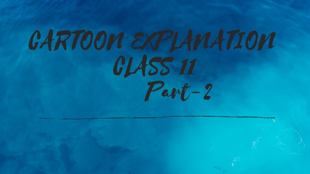 CARTOON EXPLANATION POLITICAL SCIENCE CLASS 11 PART 2 - YouTube