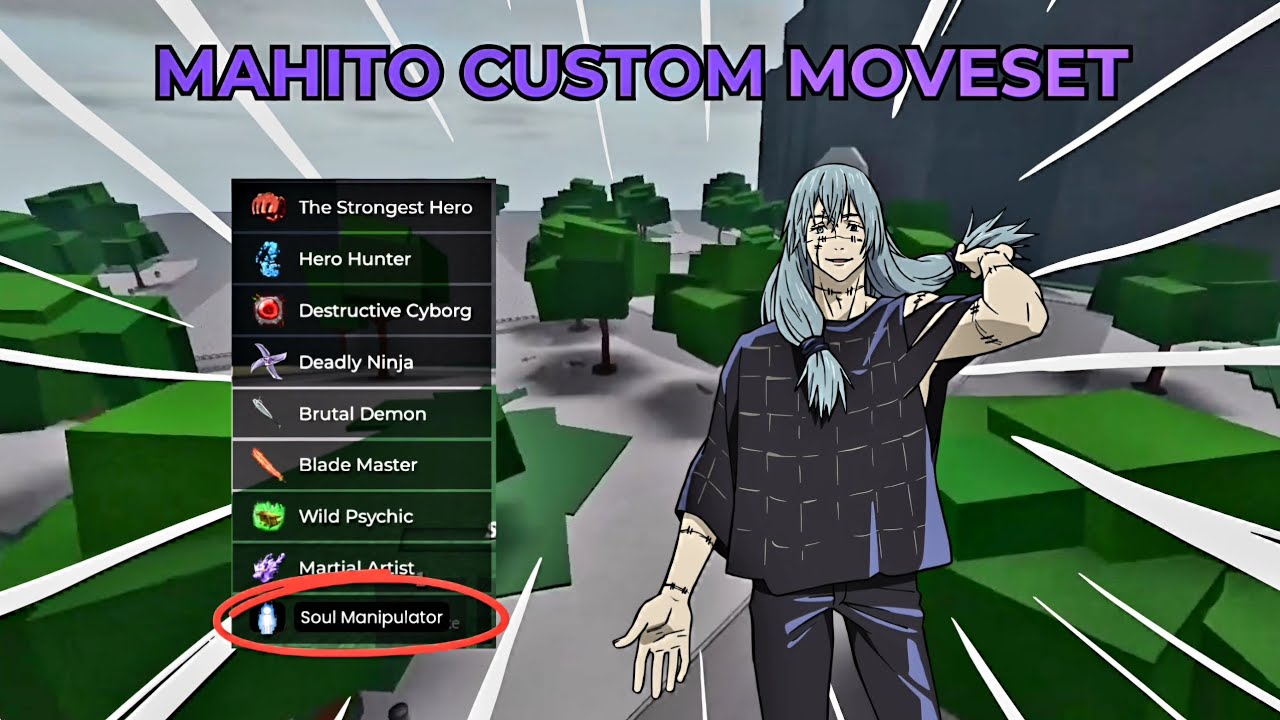 Mahito Custom Moveset || The Strongest Battlegrounds || Roblox - YouTube