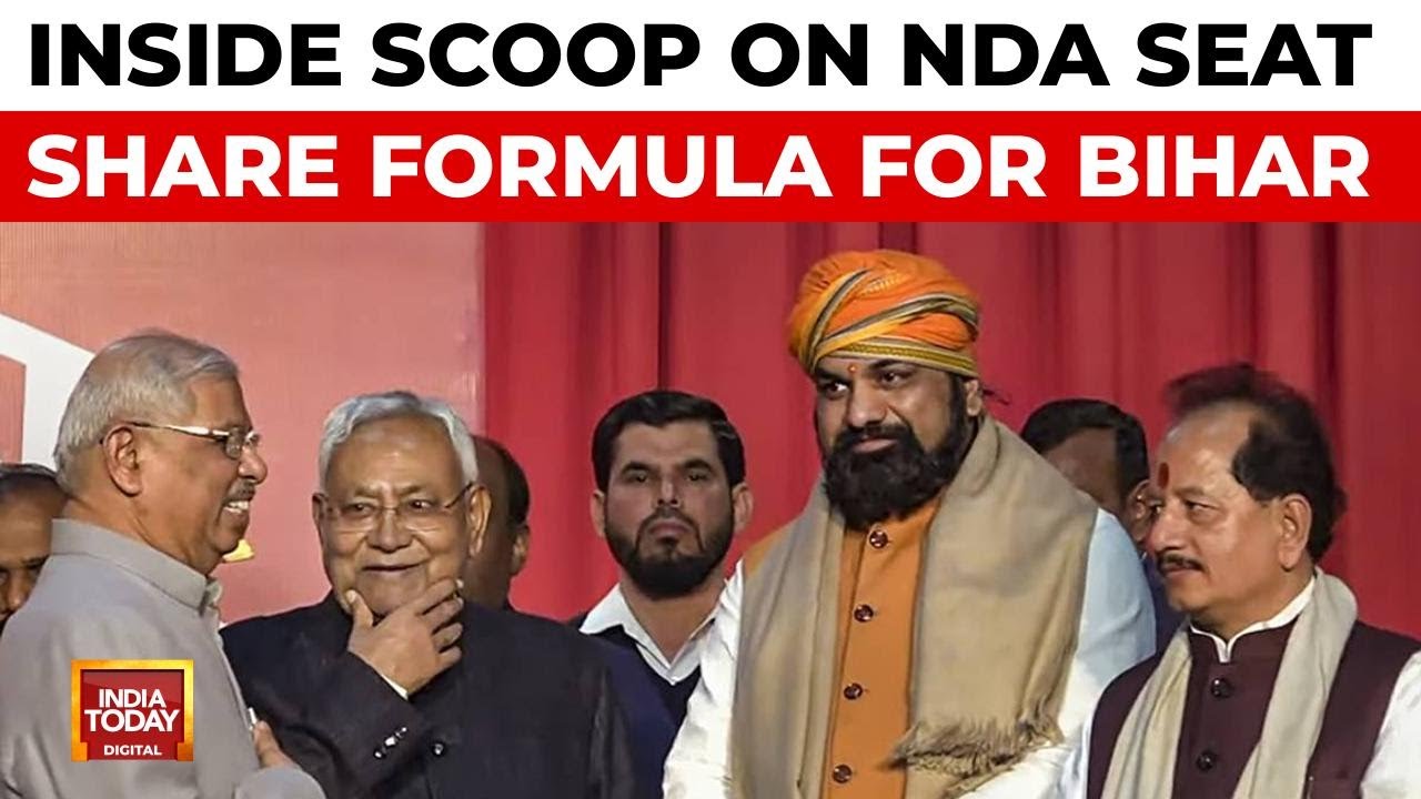 NDA Seat-Sharing Formula For Bihar Elections: JDU, BJP To Contest ...