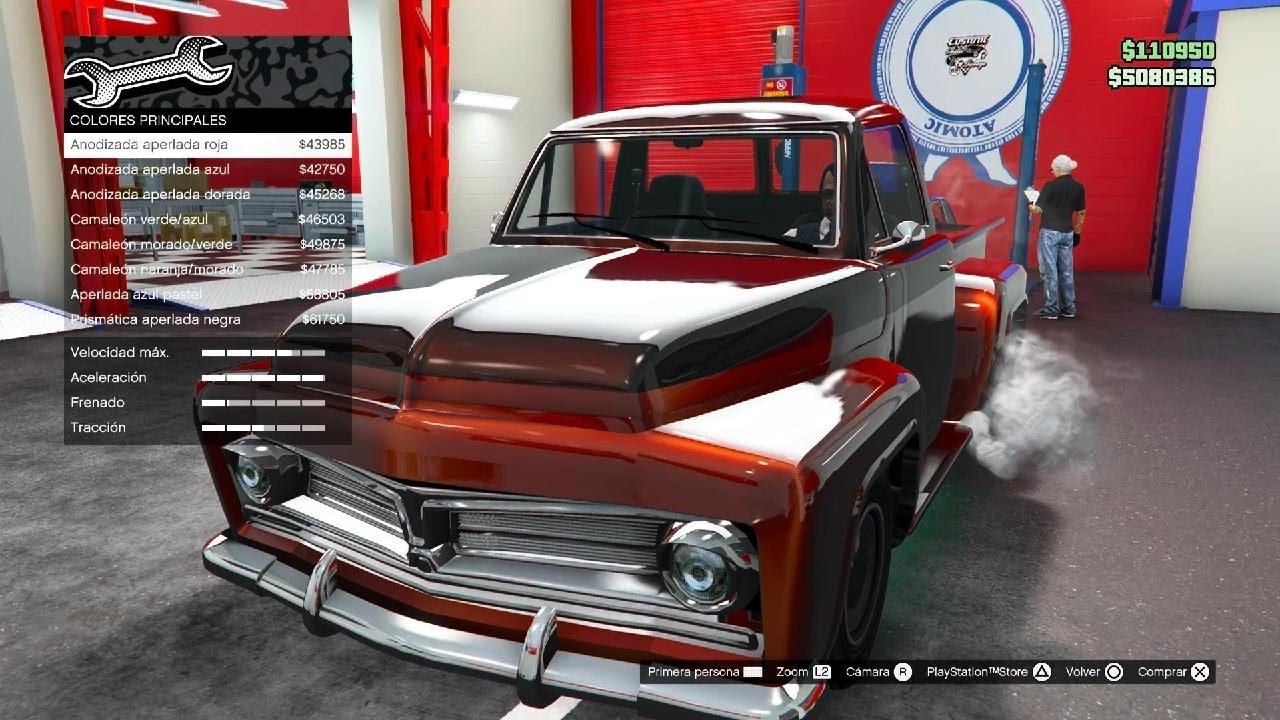 modificando autos de la calle en GTA V una camioneta Ford clásica - YouTube