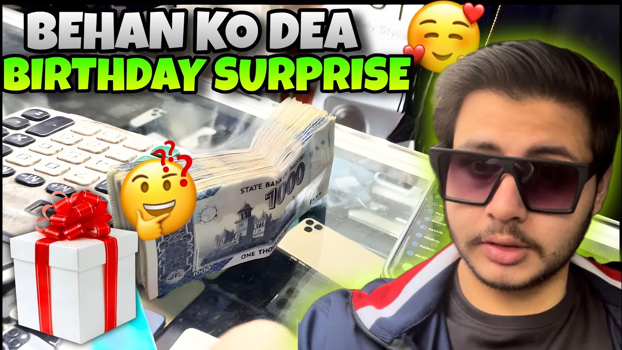 350k ka phone behn ko gift krdiya 😨 // dost ne 4 wheeler gari pe marr ...