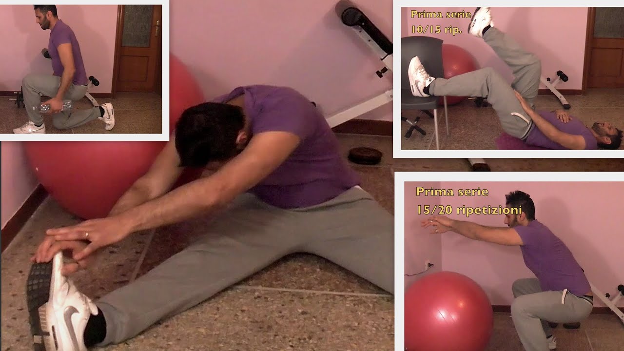 Scheda#1 - ALLENAMENTO completo GAMBE e GLUTEI a CASA ! - YouTube
