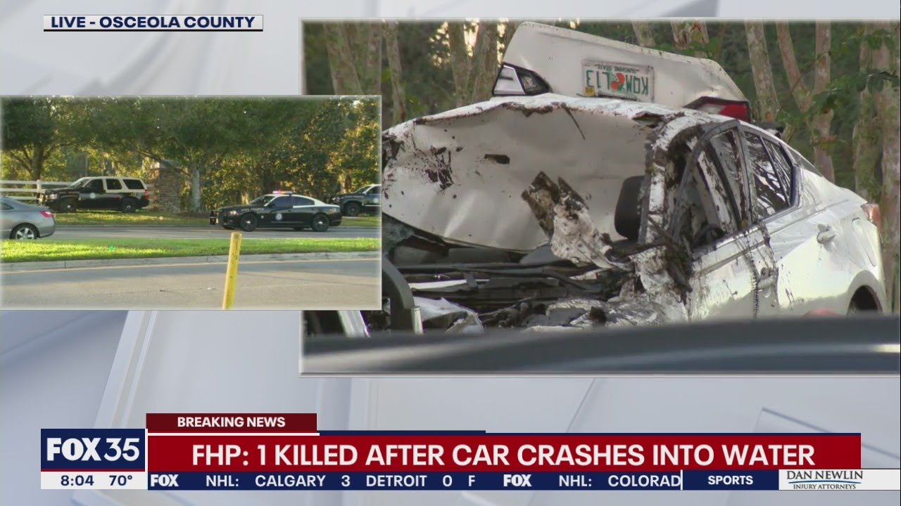 FHP: 1 killed after car crashes into watch in Osceola County - YouTube