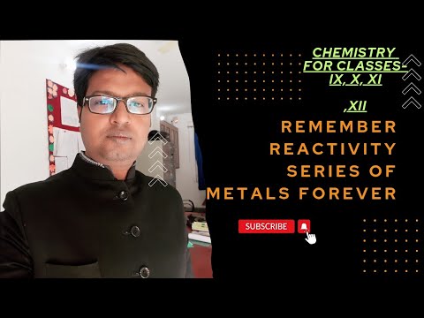 Trick to learn Reactivity series of metals forever | NCERT | CBSE ...