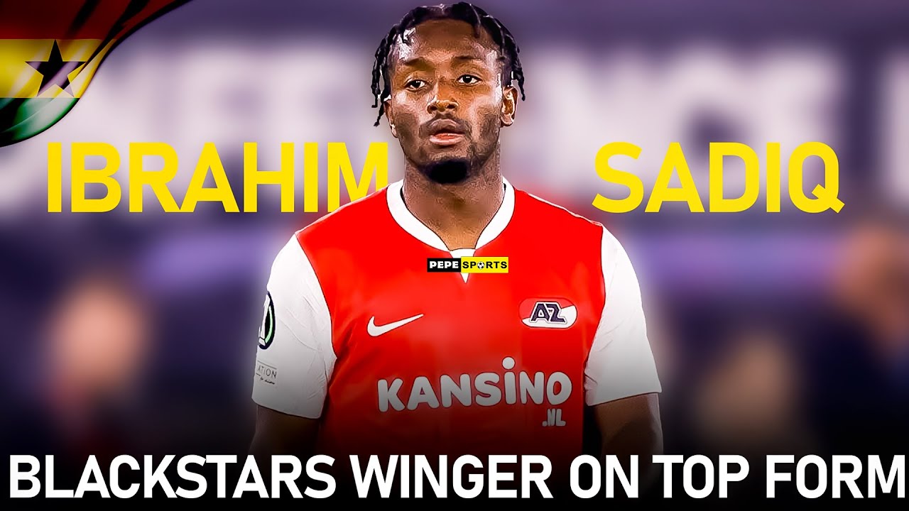 GREAT NEWS FOR GHANA BLACKSTARS WINGER SADIQ IBRAHIM HIT TOP FORM - YouTube