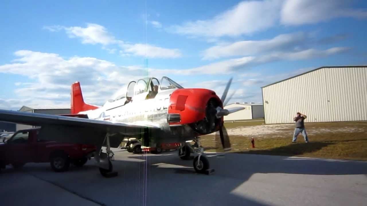 Bud Tedesco Jaguar Russell Turnock T28 Amos Akerman Aviation - YouTube
